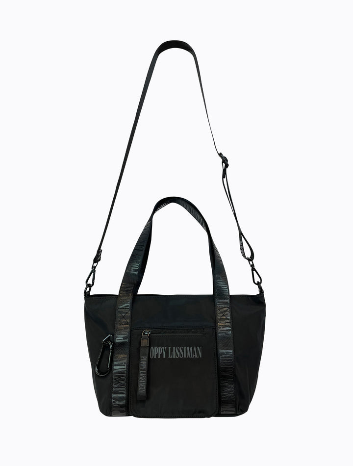 Skutty Flap Small Tote - Black – Poppy Lissiman