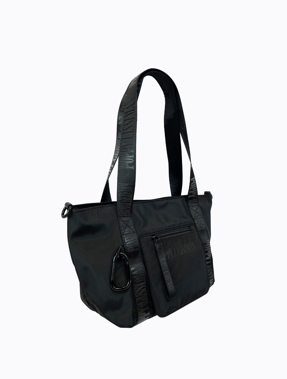 Skutty Flap Small Tote - Black – Poppy Lissiman